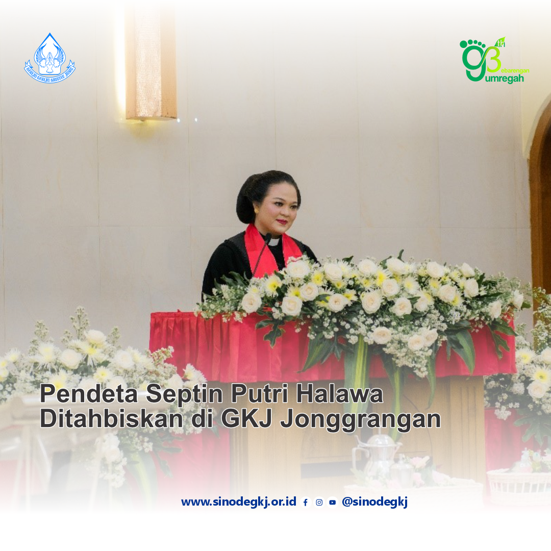 Pendeta Septin Putri HalawaDitahbiskan di GKJ Jonggrangan - Sinode GKJ